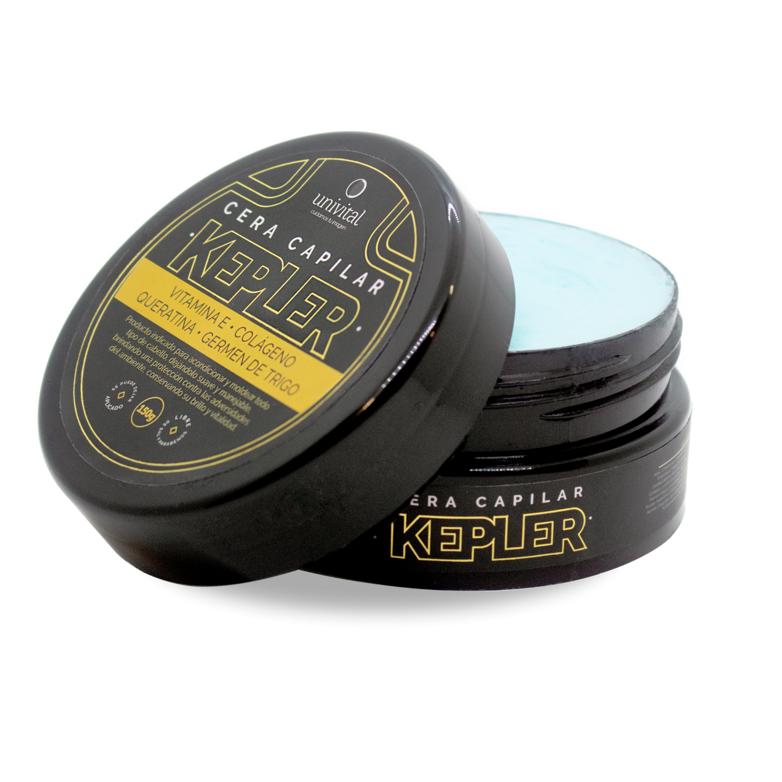 Cera capilar Kepler | Moldea, fija, hidrata x150g - Univital